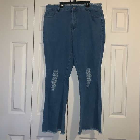 SHEIN | Jeans | Raw Trim Jeans | Poshmark